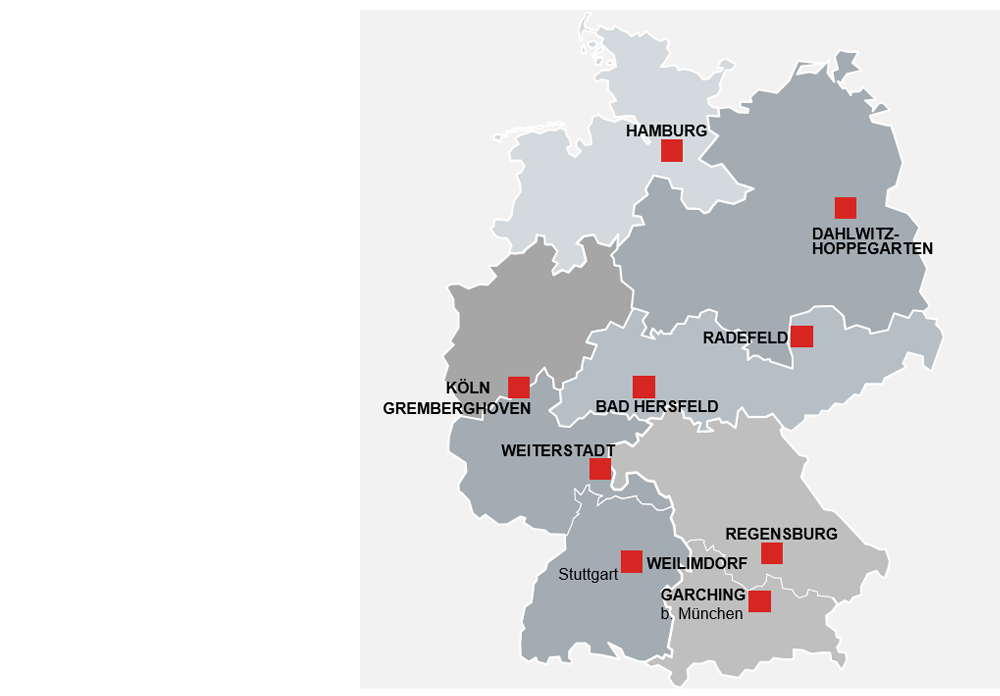 Standorte STRABAG BMTI Fuhrpark-Service, Fläche DE - BMTI ...